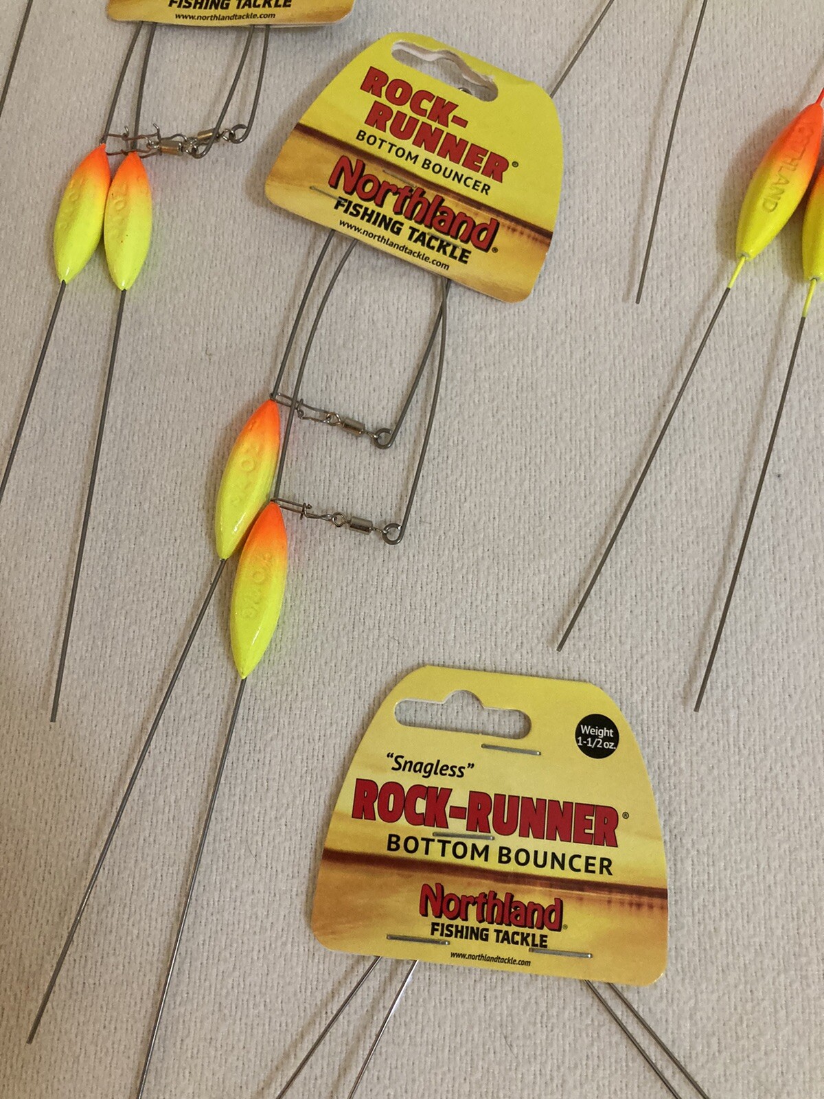 Lot of 42 New “Snagless" Rock-Runner Bottom Bouncers - Northland ...