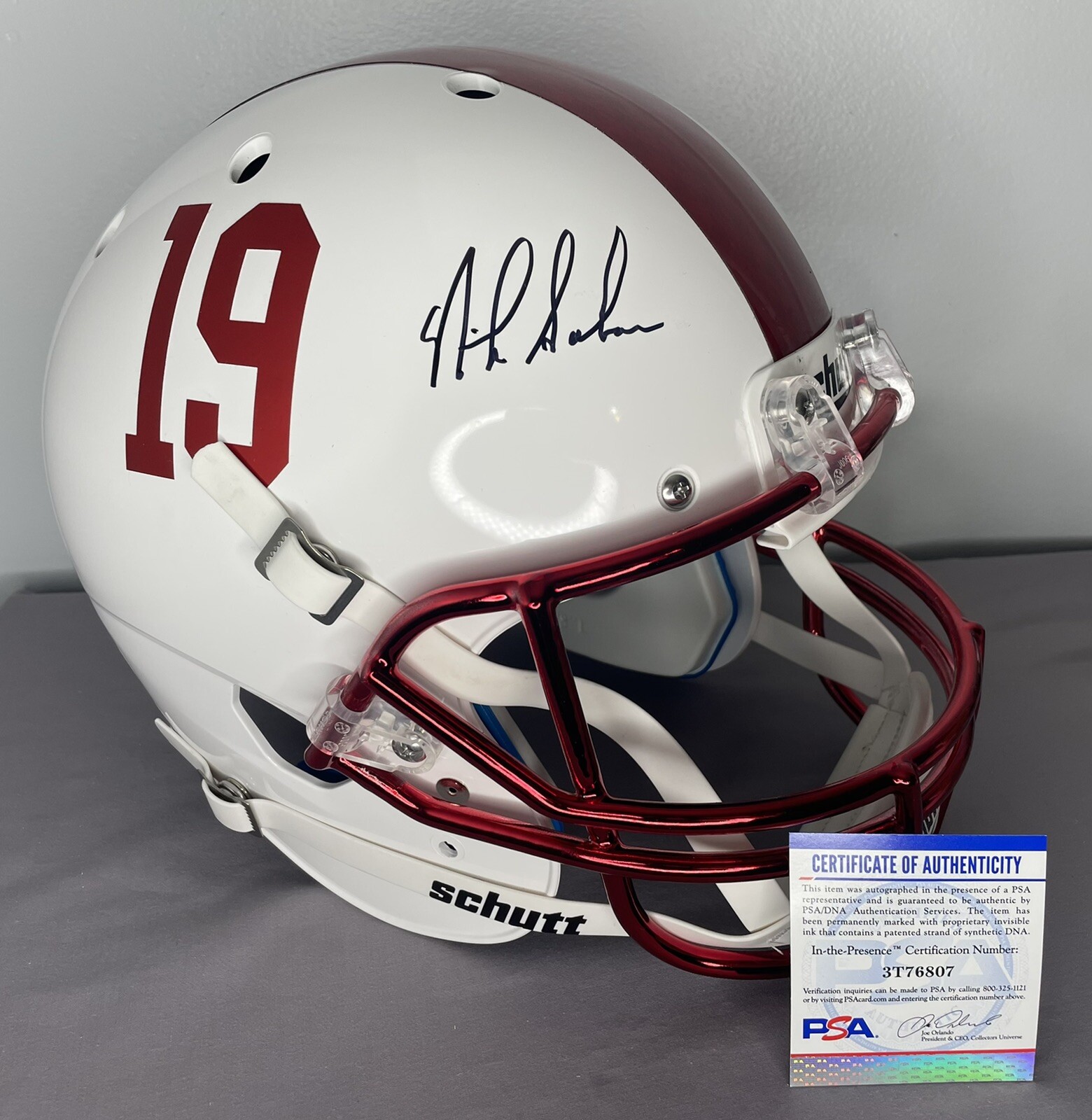 Nick Saban | Autographed Football Memorabilia & NCAA Merchandise