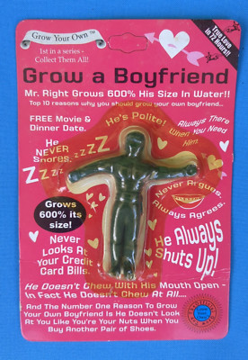 Vintage New Grow A Boyfriend Novelty Toy Gag Gift Official Grow Toy | eBay
