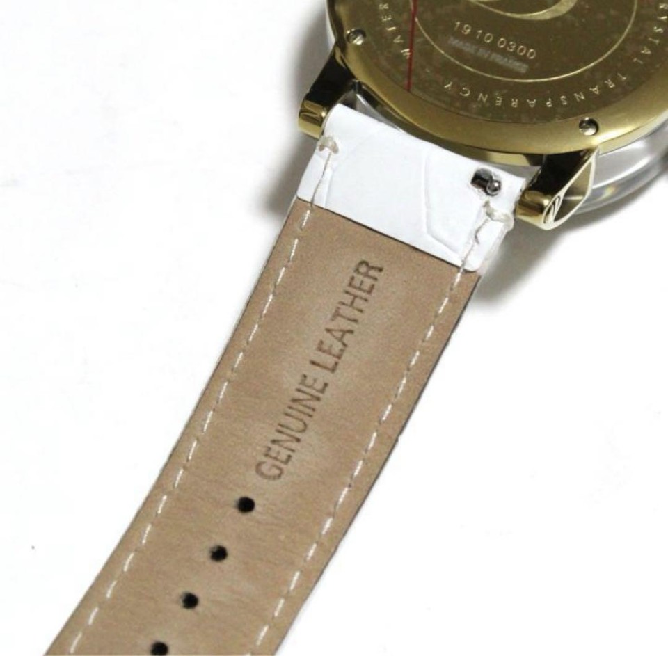 S.T. Dupont Hyperdome Watch 43mm White Gold Near Mint No Box | eBay