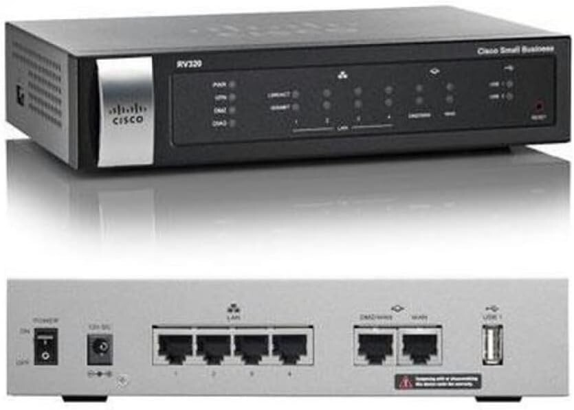 CISCO DESIGNED Rv320 Dual Wan VPN Router - 6 Ports - Desktop | eBay