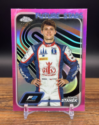 2024 Topps Chrome Formula 1 F1 #38 - PINK REFRACTOR /75 - Roman Stanek ...