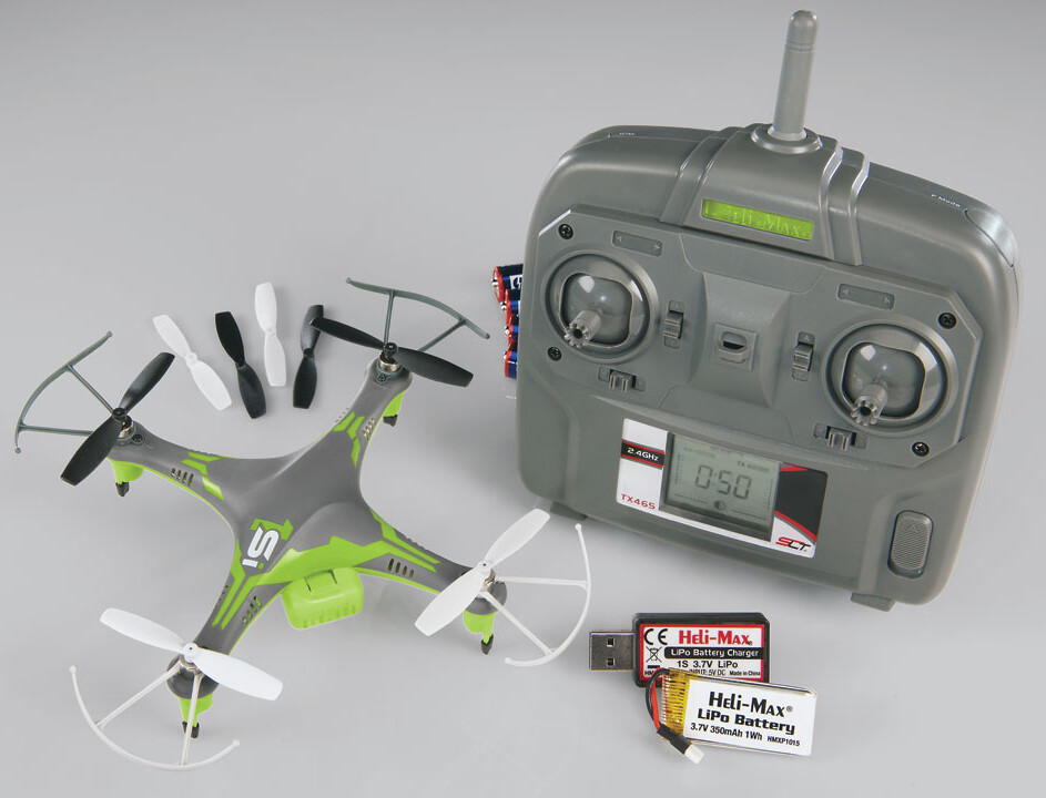 Heli-Max HMXE0830 1Si Quadcopter / Drone SLT 2.4GHz RTF / Lipo Battery ...