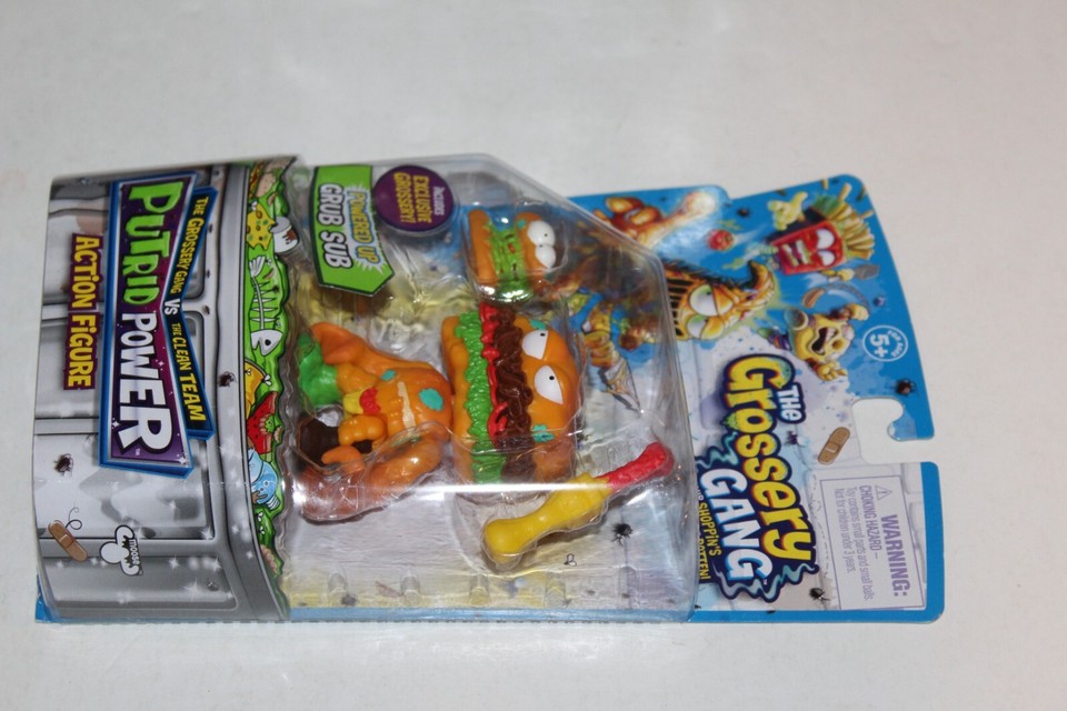 SEALED Grossery Gang Putrid Power Action Figure Powered Up Grub Sub MOC ...