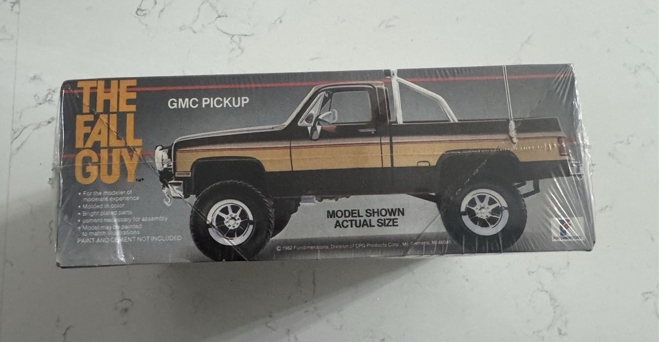 mpc THE FALL GUY GMC Pickup 1/25 Model 1-0673 Vintage 1982. Factory ...