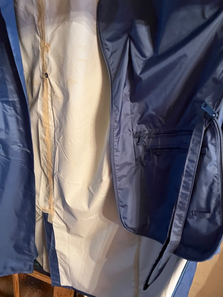 RUBBER MACKINTOSH AGU STYLE RUBBER/NYLON size 36 packable UNUSED CONDITION | eBay UK