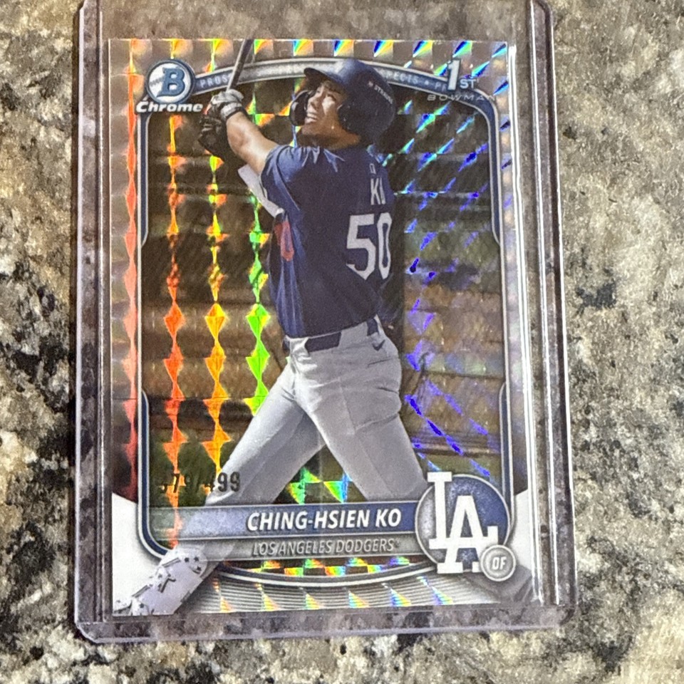 2025 Bowman Chrome #BCP-224 Ching-Hsien Ko Prospects Geometric #379/499 ...