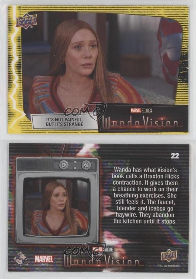 2022 Marvel Studios' WandaVision Mind Stone Yellow Wanda Maximoff #22 ...