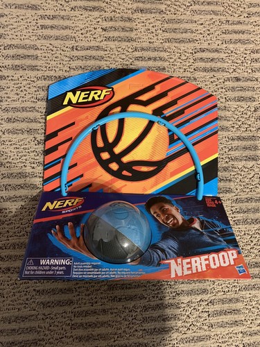 Nerf Sport Nerfoop Classic Black/Blue Indoor Basketball Hoop New In ...