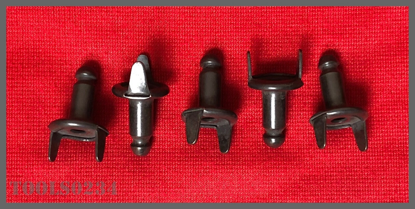 AN227-17BL Brass Snap 2 Prong (5325-00-276-5877) Lot of 5 Black Oxide ...