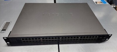 LMTB NETGEAR PROSAFE GIGABIT SMARTSWITCH GS752TP V1H1 48 PORTS JT7467 ...