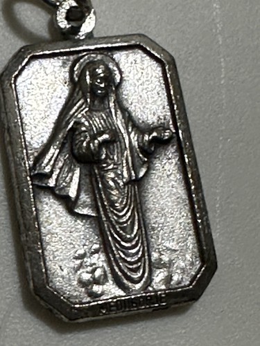 Sterling Silver St. Mary Medal Pendant / Charm | eBay