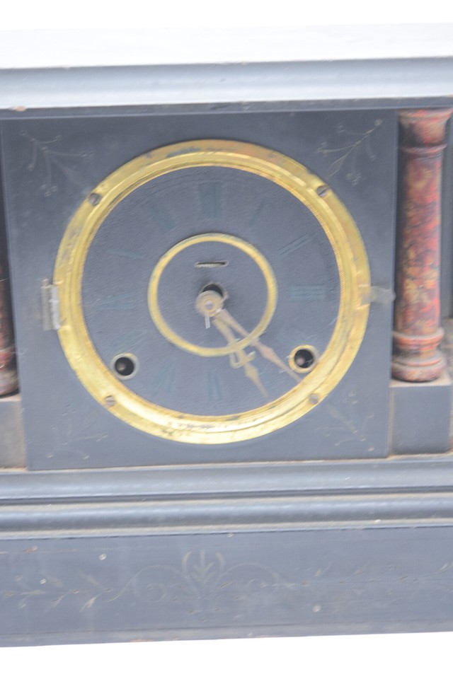 Antique E. Ingraham Mantle Clock Wood Case Parts/Repair! | eBay