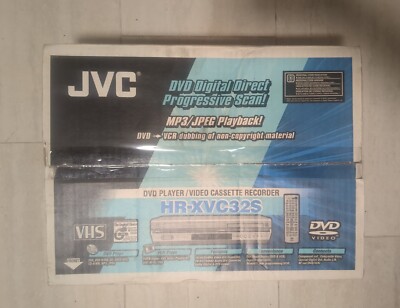 JVC Combo DVD Player/Video Cassette Recorder VCR HR-XVC32S Brand New ...