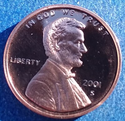 2001-S Proof Lincoln Cent. Ships Free. | eBay