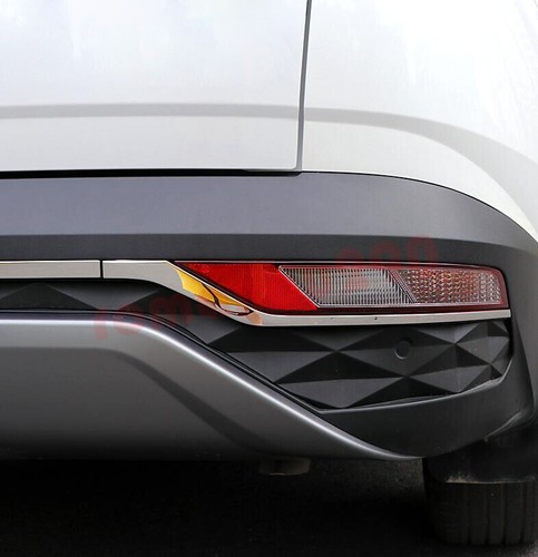 For Hyundai Tucson 2022-2023 Stainless Chrome Rear Bumper Molding Cover ...