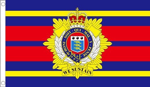 ROYAL LOGISTIC CORPS FLAG 5' x 3' RLC Forces British Army Logistics ...