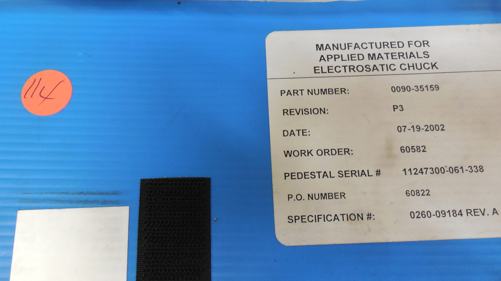 0090-35159, Applied Materials, AMAT, ESC ASSY FLAT(JEIDA), 145MM R2 | eBay
