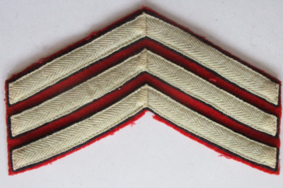Single triple long service stripe for all Foot Guard Regiments of ...