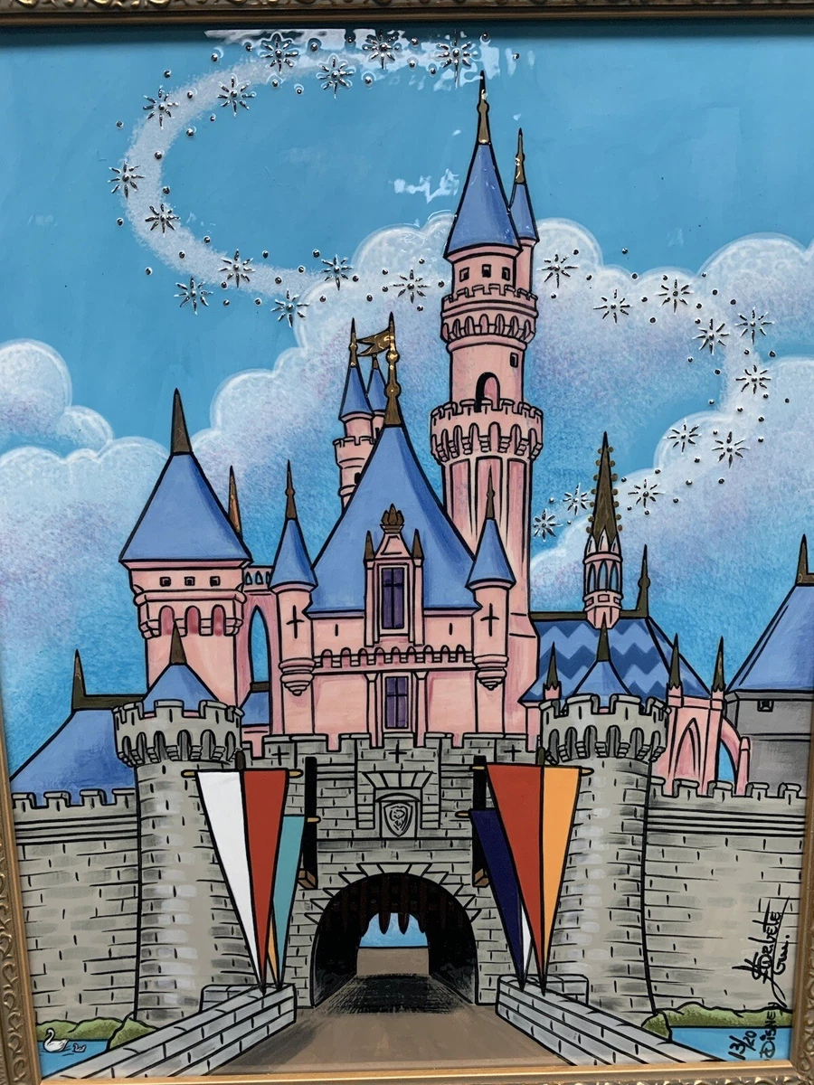 Disneyland Castle Drawing Step By Step