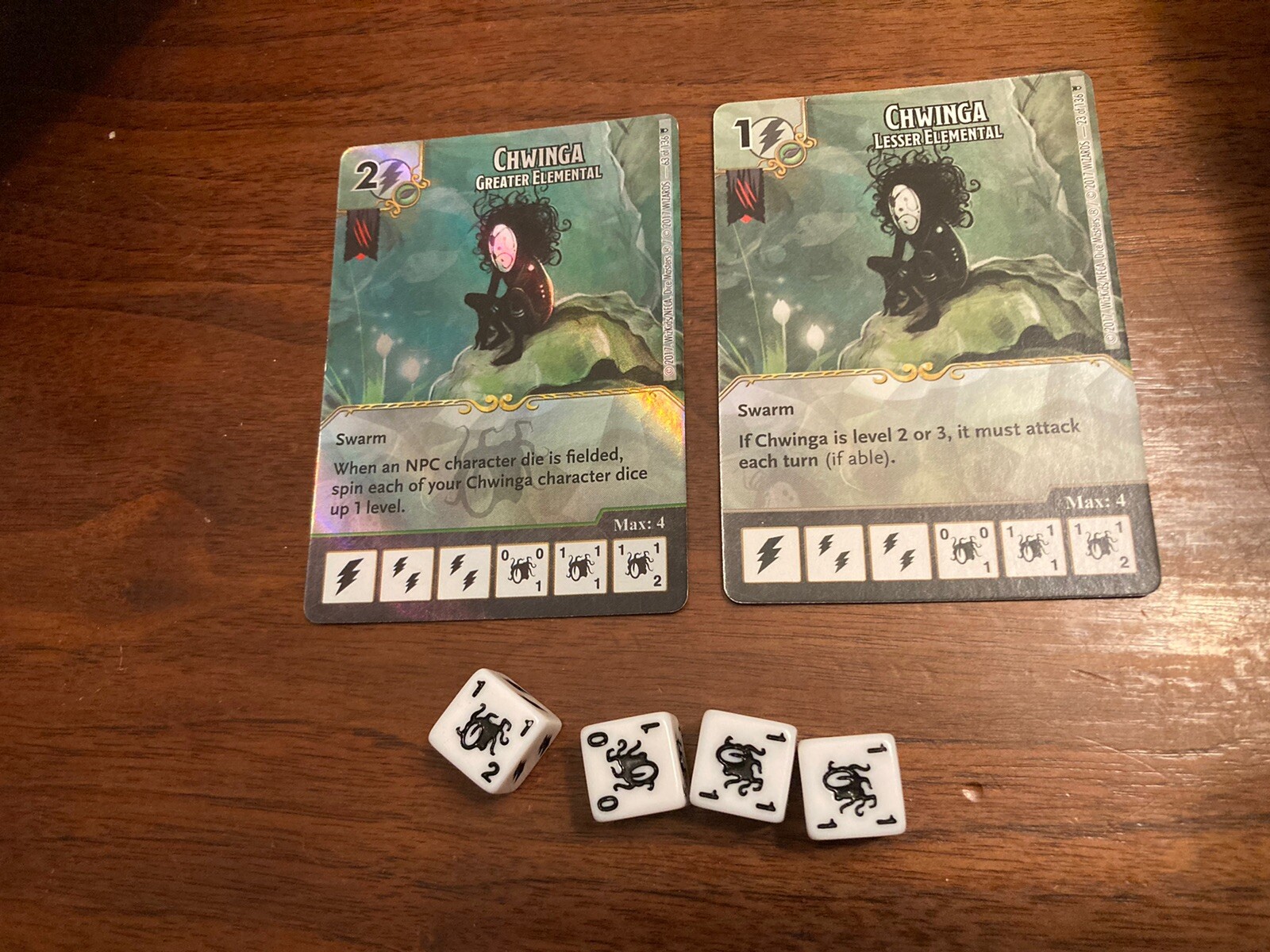 D&D Dice Masters Chwinga Uncommon Common 4 Dice SWARM!! | eBay