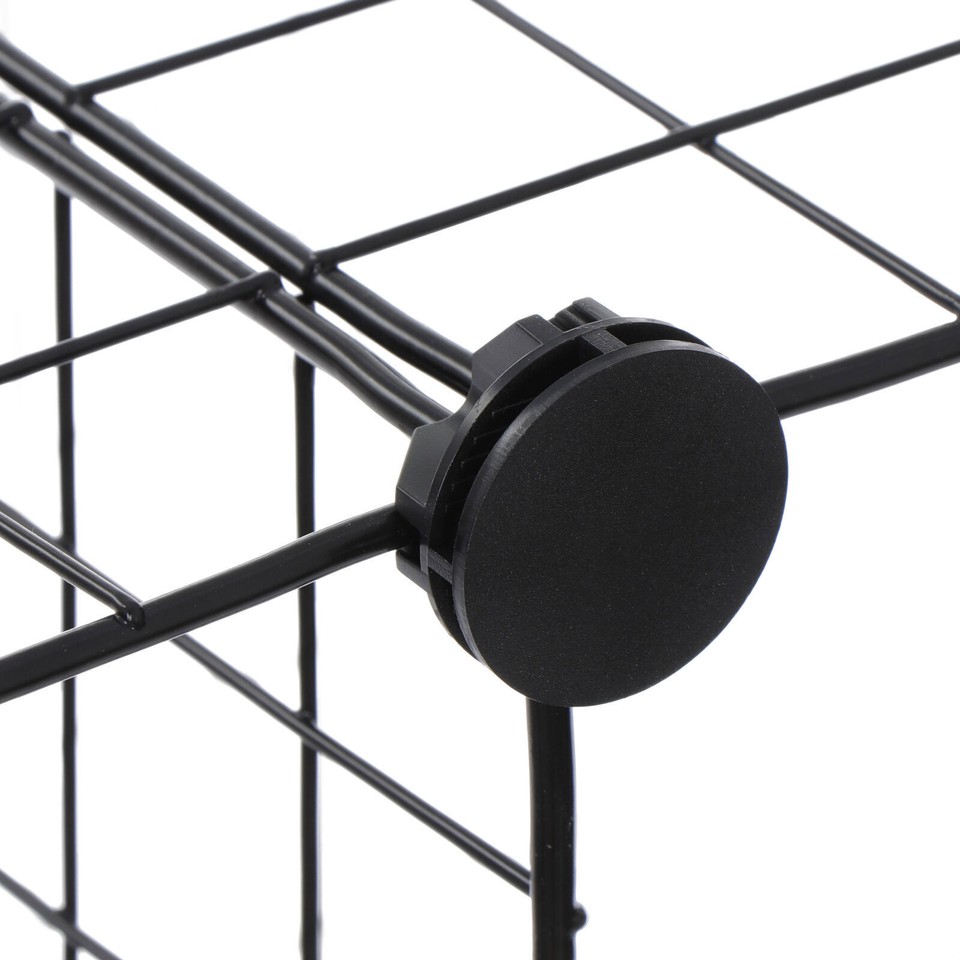 12-Cube Wire Cube Storage Organizer Shelving Wire Shelves Rack Modular ...