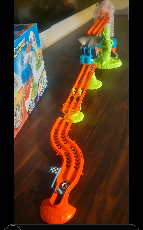 Mighty Beanz Slammer Time Race Track Complete Fully Working | eBay UK