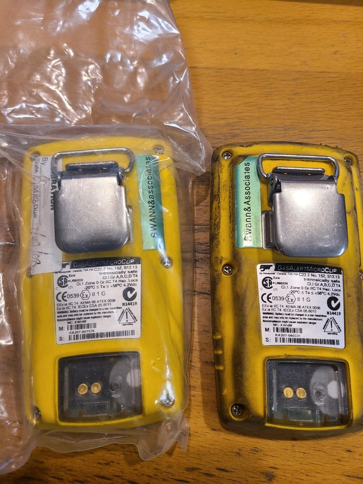BW/Honeywell GasAlert Microclip, Model MC-XWHM, PPE, 4 gas monitors | eBay
