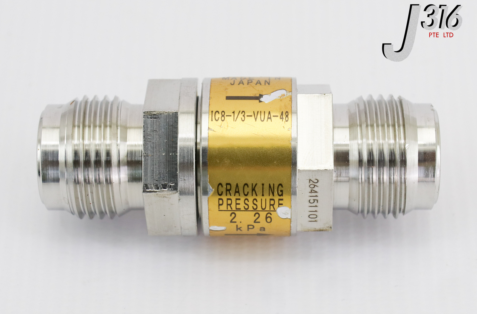 19362 KITZ SCT VALVE CHECK, 2.26KPA, 0.98MPA, 1/2" FITTING IC8-1/3-VUA ...