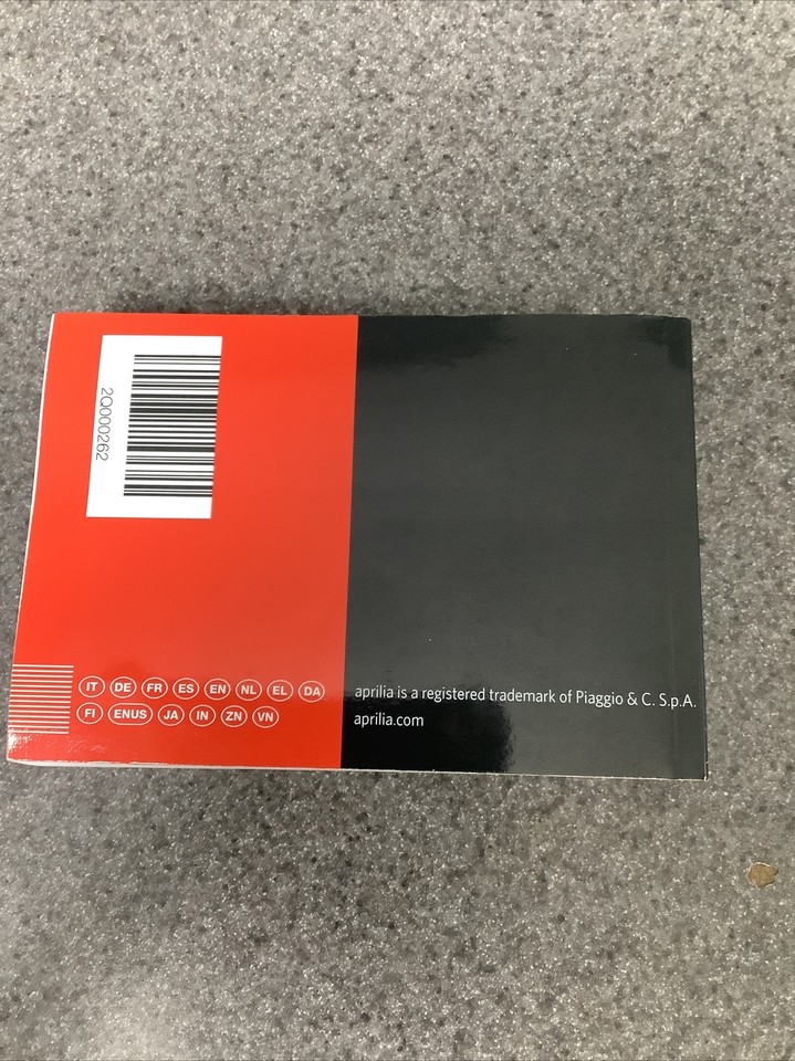 Aprilia V4-MP Maintenance Book 693 | eBay