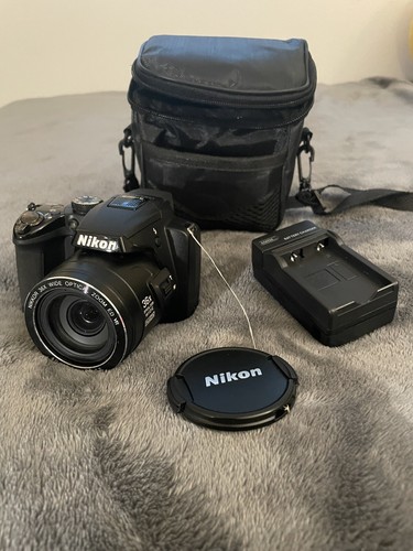 Nikon Coolpix P500 12.1MP 36X Zoom Digital Camera W/Original Battery ...