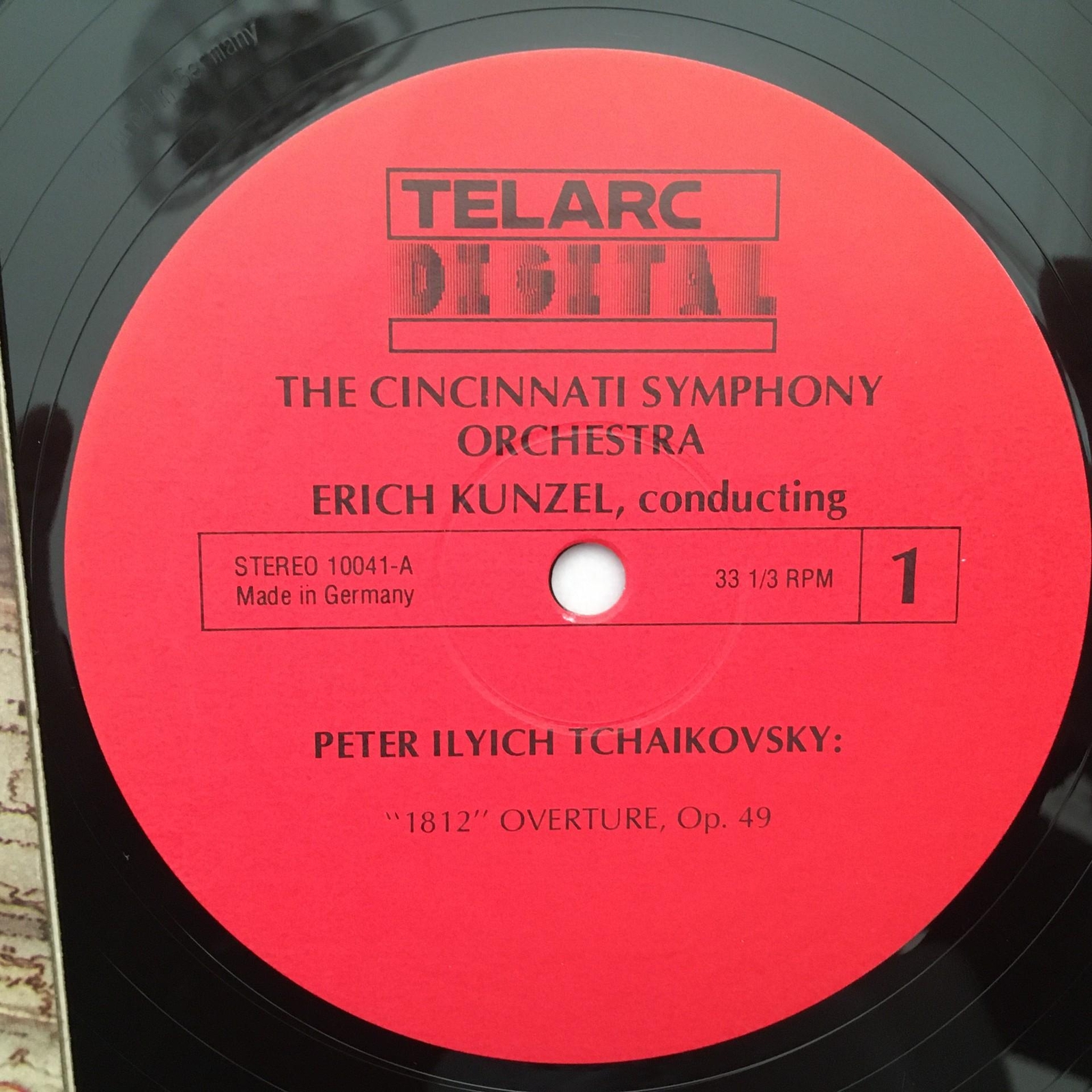 L293 Tchaikovsky 1812 Overture Capriccio Kunzel Telarc DG-10041 Digital ...