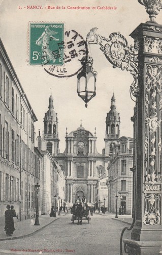 CPA 54 NANCY Rue de la Constitution et Cathédrale | eBay