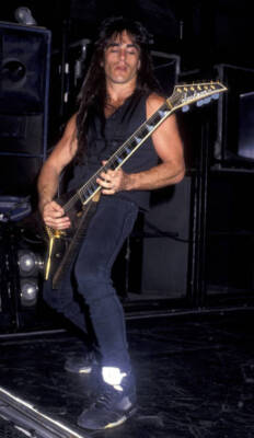 Dan Spitz of Anthrax performs in concert on February 20 at the- 1991 ...