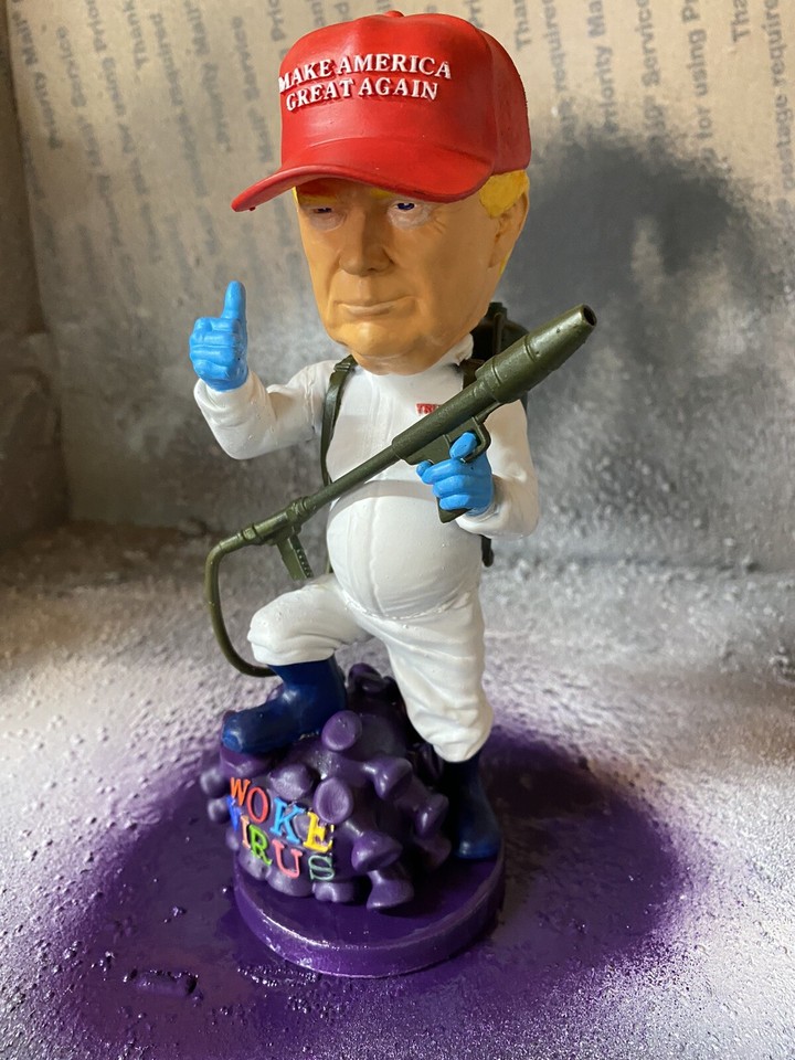 Donald Trump Bobblehead 2024 “Woke Control” Special Box Edition Limited ...