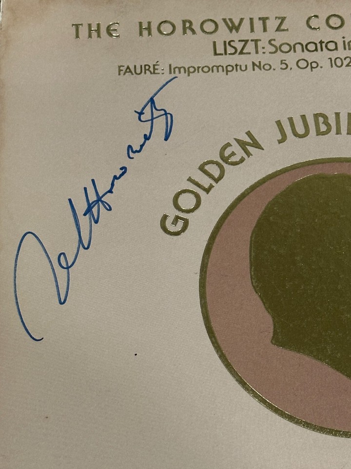 Vladimir Horowitz Classical Pianist Composer Signed Autograph Vinyl ...