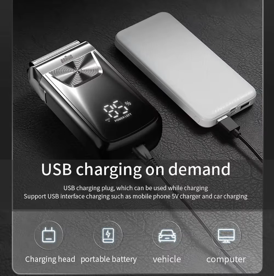 Electric Shaving Machine - Wireless Foil Shaver & Hair Cutting Razor ...