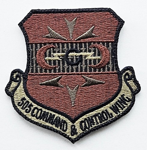 US Air Force 505th Command & Control Wing Subdued Spice Brown Hook Back ...