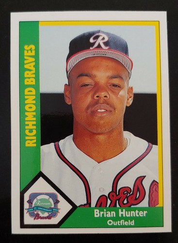 ⚾ 1990 CMC AAA baseball Brian Hunter Braves American Association Pro ...