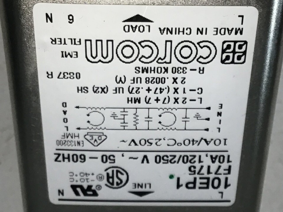 CORCOM EMI Filter 10EP1 Used #128740 | eBay