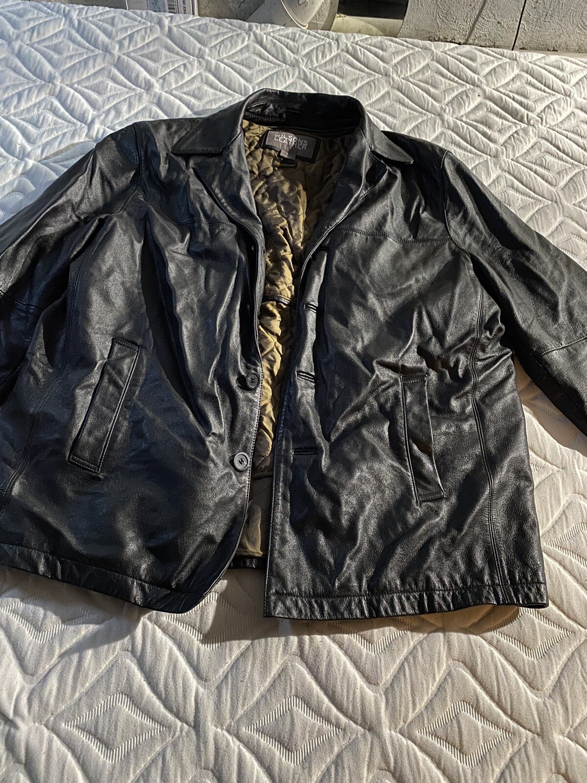 Vintage Wilson Leather Jacket Thinsulate Lined With … - Gem