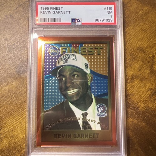 1995-96 Topps Finest - #115 Kevin Garnett (RC) | eBay