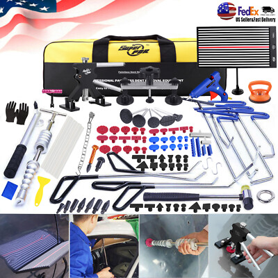 PDR 118Pcs Paintless Dent Removal Rods Stainless Steel Tool Kit Dent ...