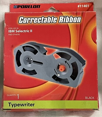 Porelon Correctable Ribbon IBM Selectric II Black #11461 | eBay