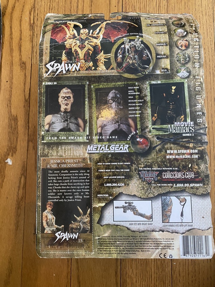 McFarlane Toys Series 13 Curse of the Spawn Jessica Priest & Mr ...