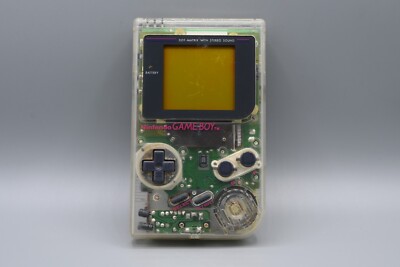 Nintendo Gameboy Transparent Clear Original Retro Console, Fully ...