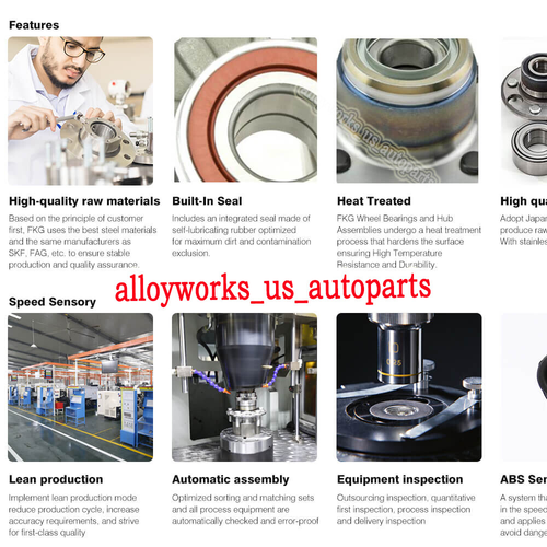 New Rear Wheel Hub Bearing For 2010-2017 2013 Chevy Equinox GMC Terrain ...