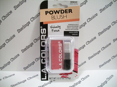 L.A. Colors Velvety Finish Powder Blush #341 Sweet Cheeks | eBay