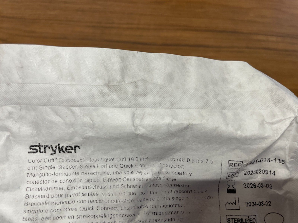 STRYKER COLOR CUFF 18" 5921-018-135 * | eBay