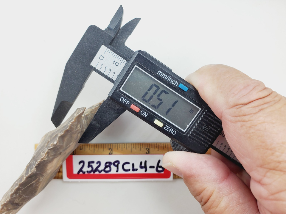 4.75" Clovis Spearhead - Lance Head - Drill Point - Knife - Hand ...